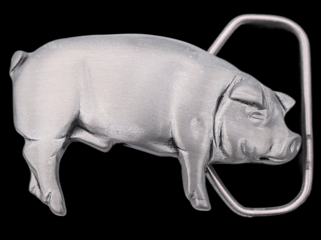 Pig Hog Sow Boar Swine Piggy Belt Buckle - Etsy
