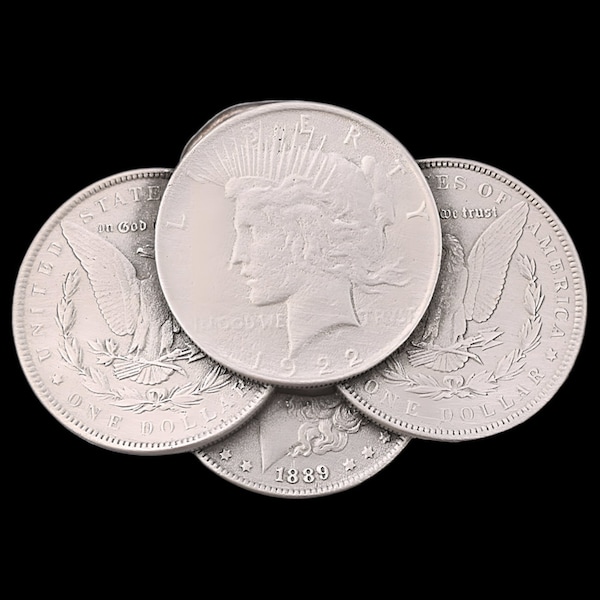 Silver Dollar Belt Buckle - Etsy