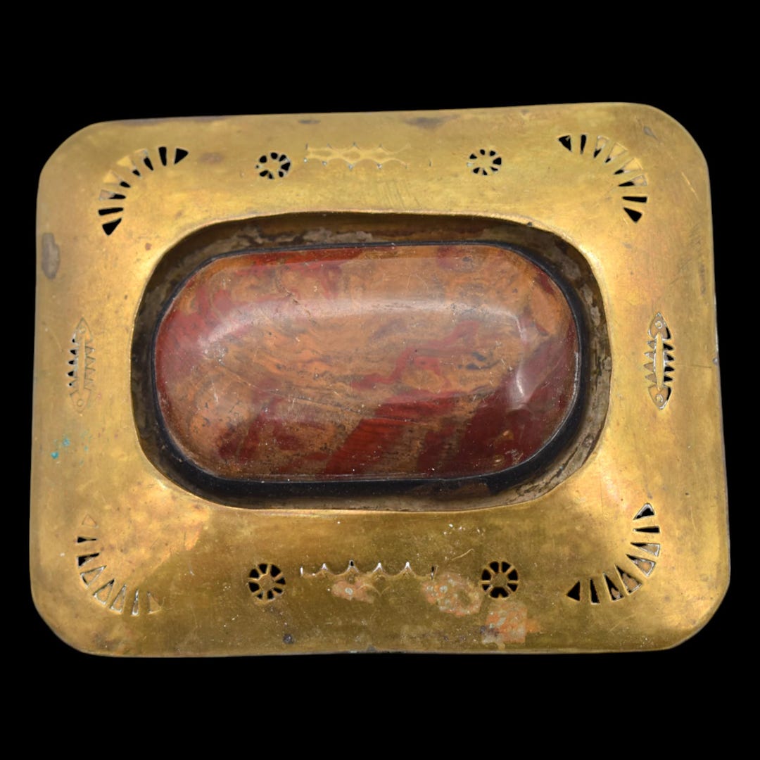 Stone Cab Shadowbox Vintage Belt Buckle - Etsy