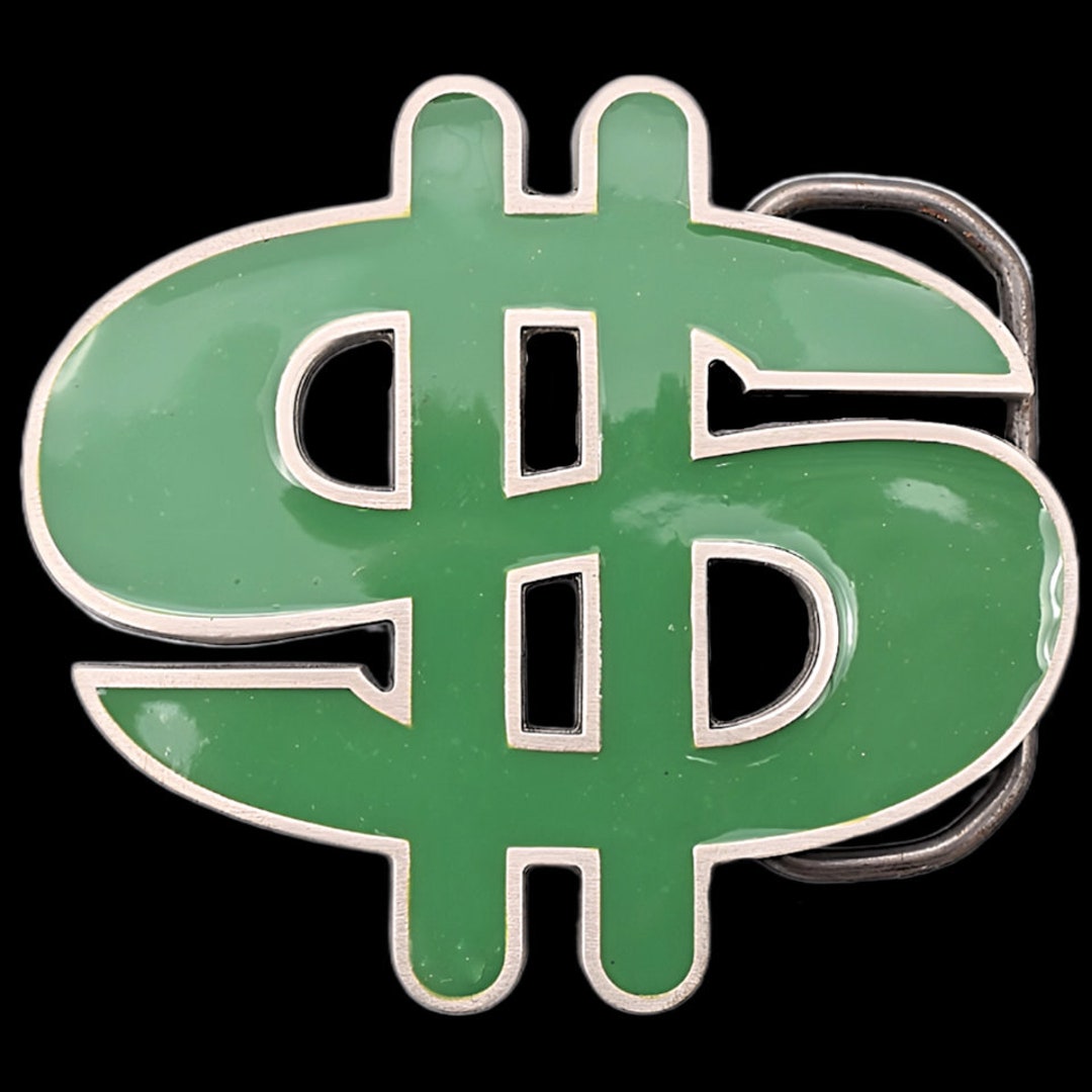 Dollar Sign Money Greenbacks Belt Buckle - Etsy
