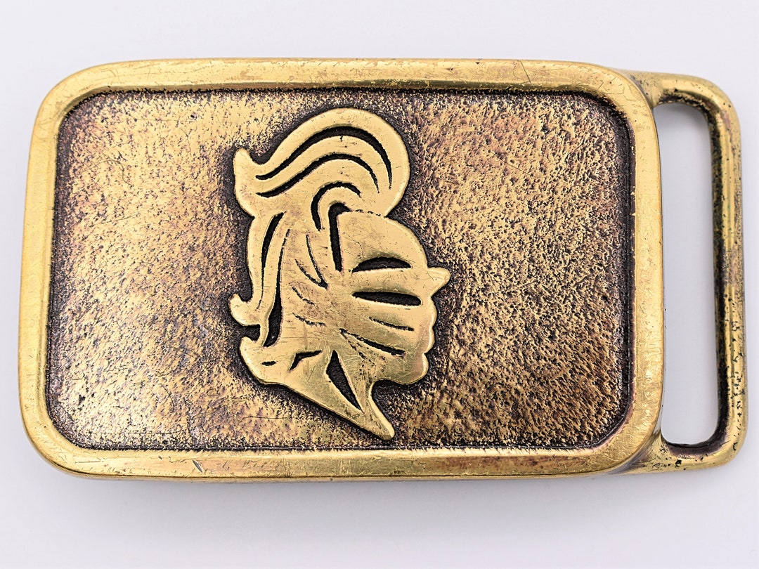 Medieval Knight Helmet Armor Solid Brass Vintage Belt Buckle - Etsy