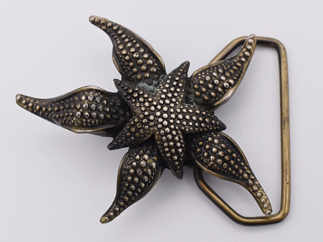 Starfish 1970s Vintage Belt Buckle Lewis Buckle Co. - Etsy