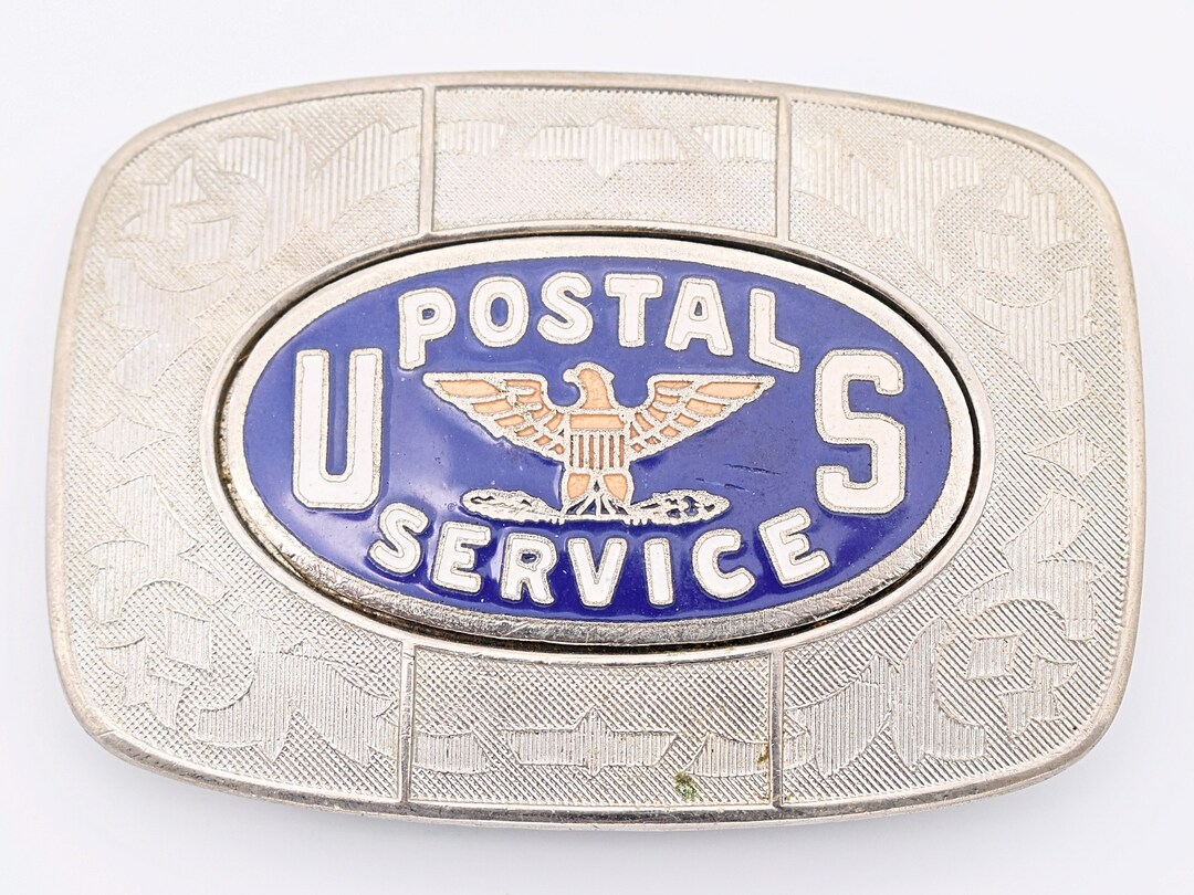 US Postal Service Hookfast Collectible Vintage Small Belt Buckle - Etsy