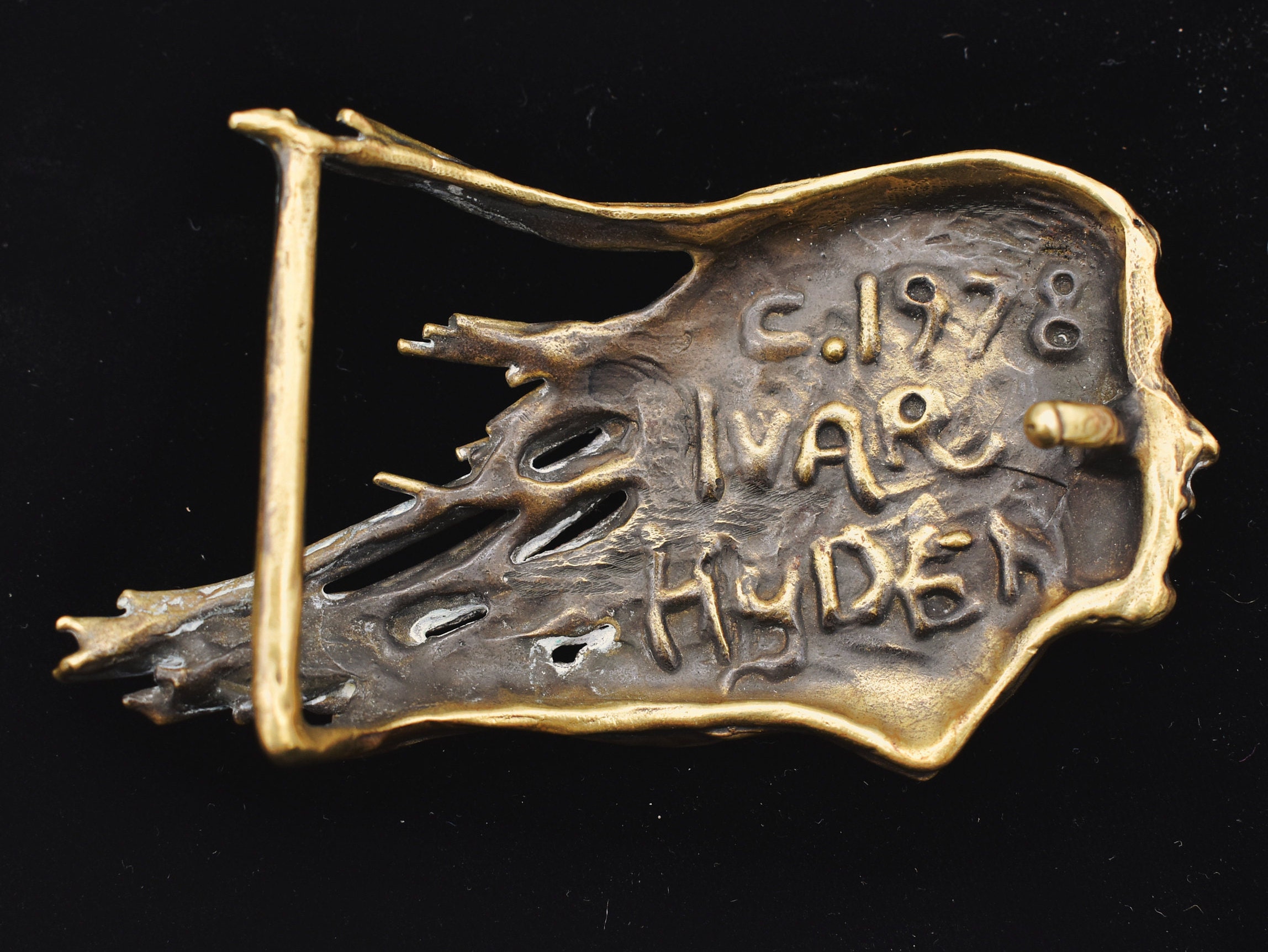 Ivar Hyden Artist Signed Hippie Woman Face Spirit Flowing Hair - Etsy UK