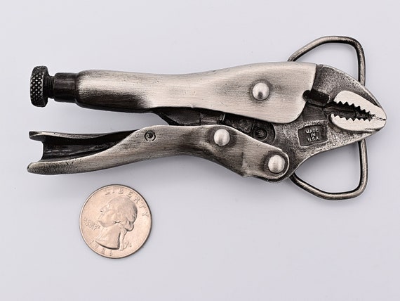 Vice Grips Tool Vintage Belt Buckle - Gem