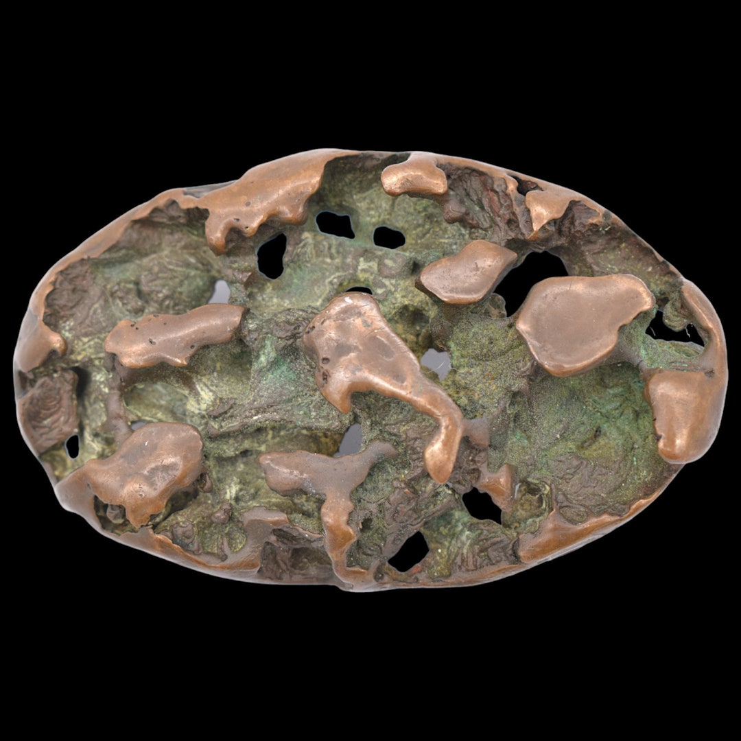 Abstract MCM Modern 70s Lumpy Vintage Solid Bronze Belt Buckle - Etsy