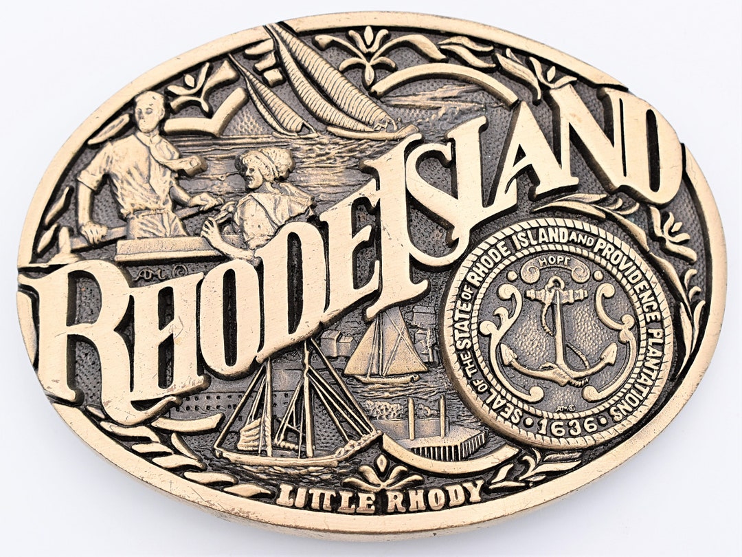 Rhode Island State Seal Solid Brass Award Design First Edition 80s ...