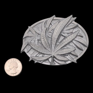 Marijuana Pot Leaf Pewter Belt Buckle - Etsy