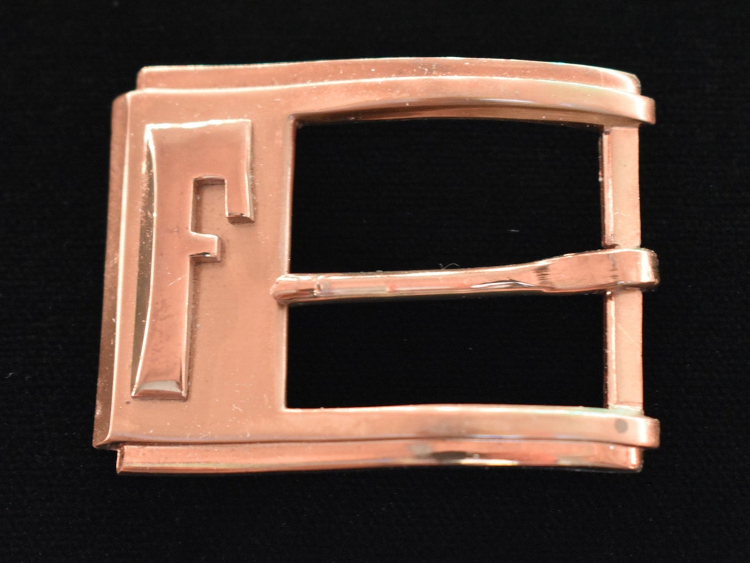 Letter F Belt Buckle Pioneer Tongue Style Traditional 1950s/1960s ...