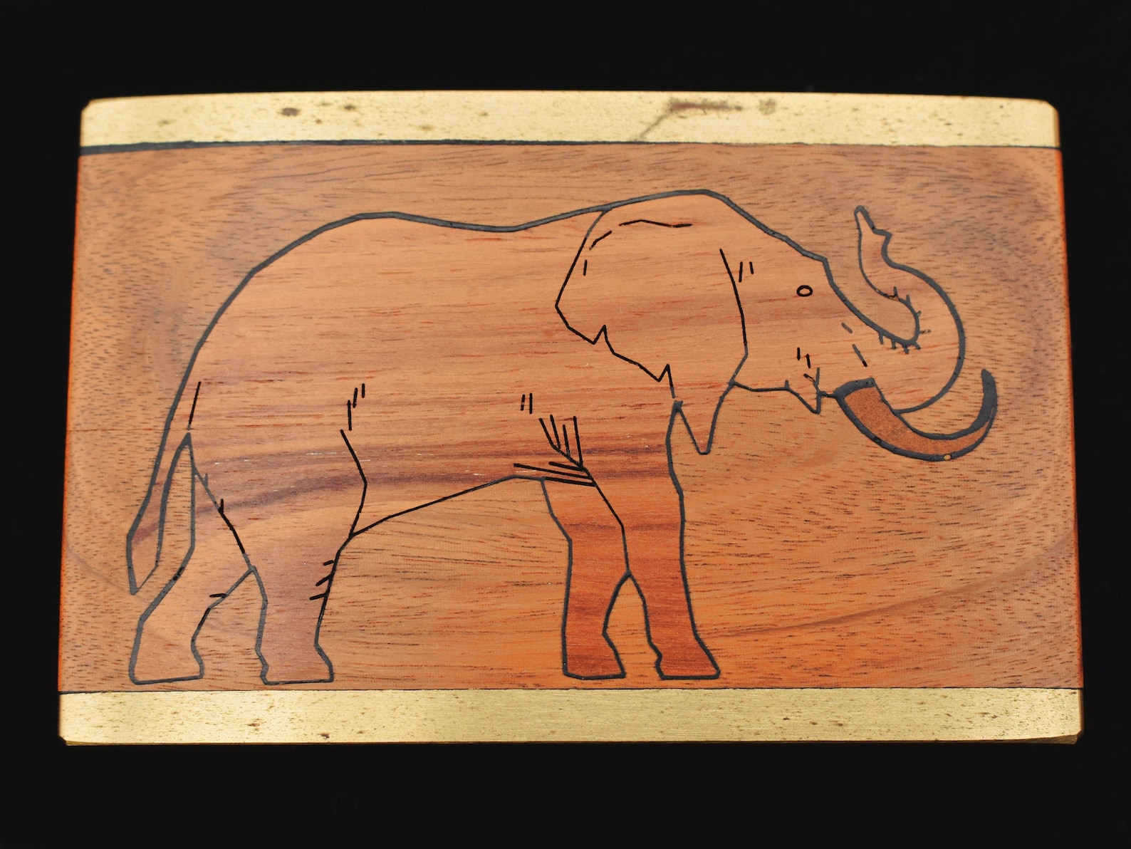 Bull Elephant Kenneth Reid Hardwood Southwestern Vintage Solid | Etsy