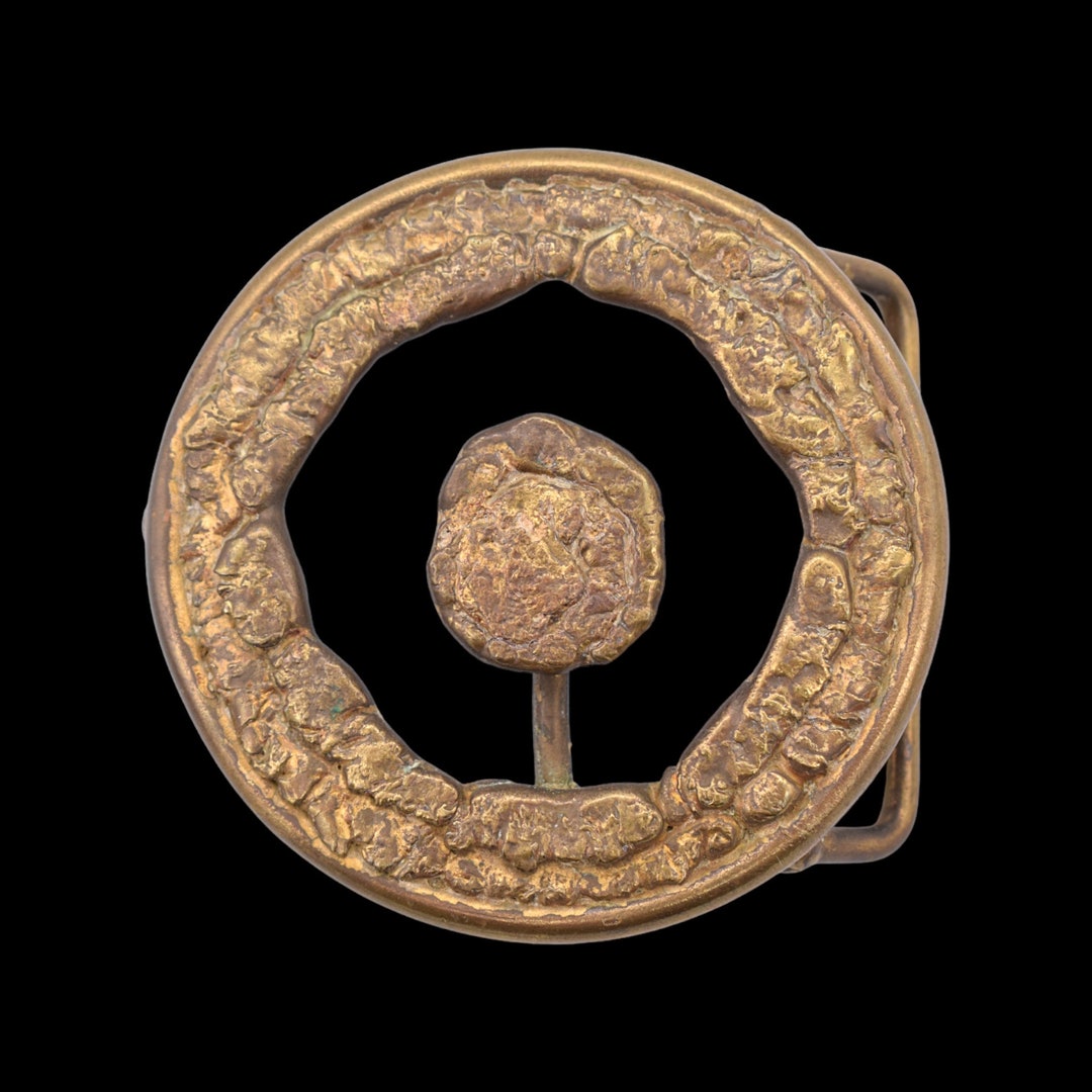 Solid Brass Hippie Nature Art Mushroom Dandelion Spore Organic MCM ...