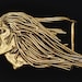 Ivar Hyden Artist Signed Hippie Woman Face Spirit Flowing Hair Solid ...
