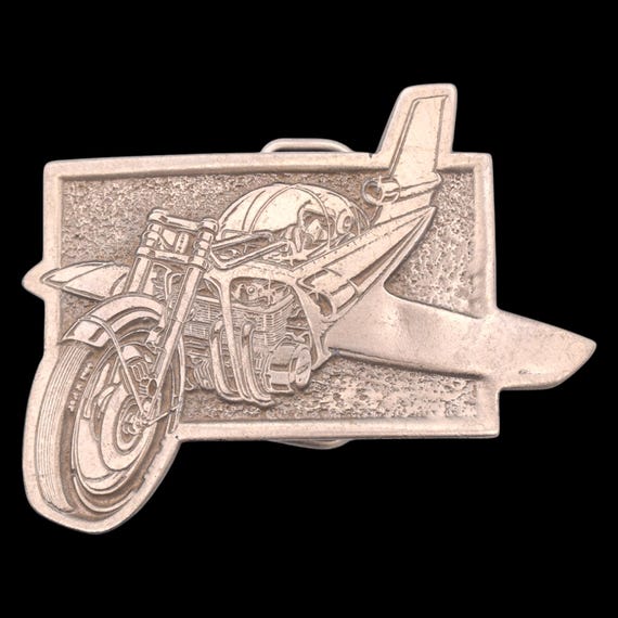 1970s Sci-Fi Weird Motorcycle-Plane Pilot MM Limited … - Gem
