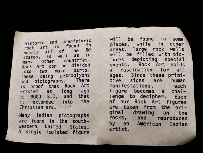 Stick Figure Pipe Rock Art Pictograph Pictogram Southwestern | Etsy