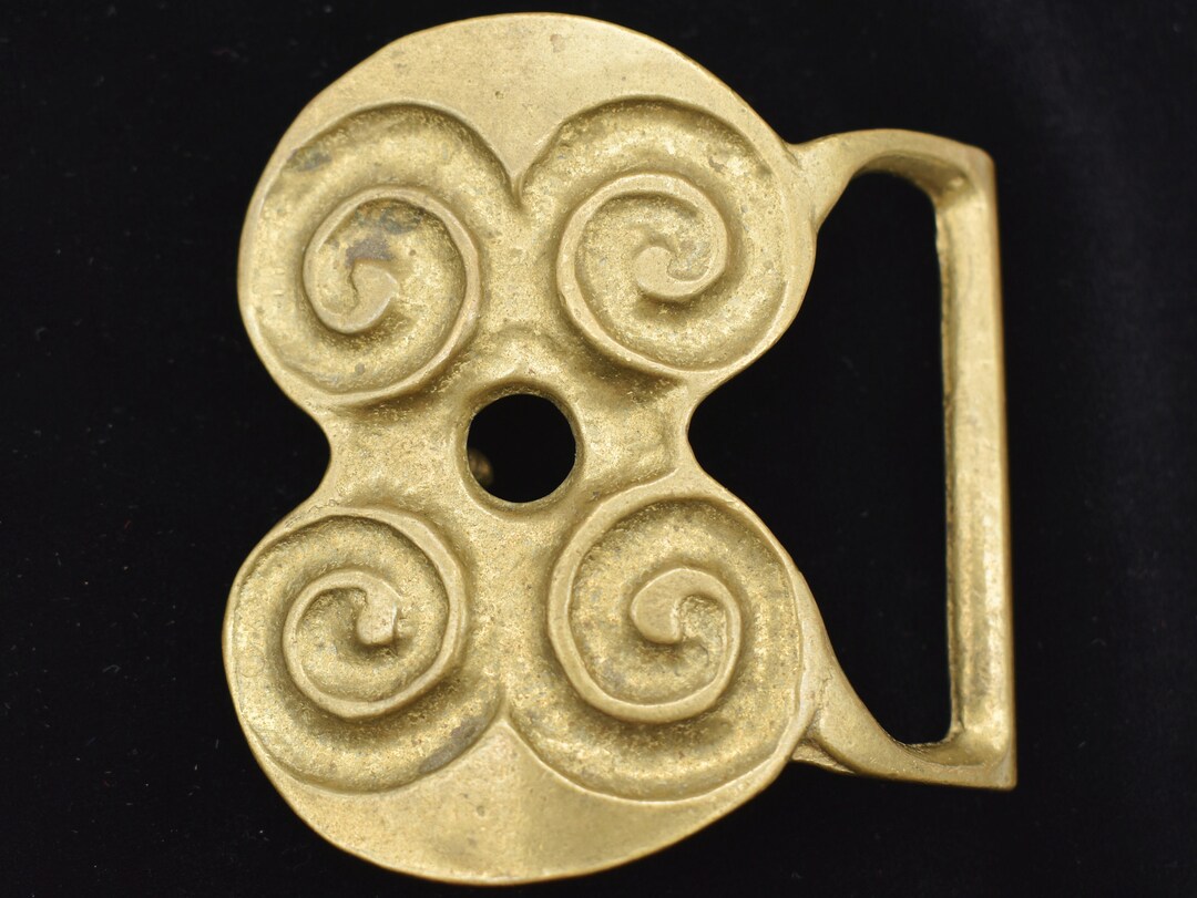 Duncan Laurie Solid Brass Hippie 1970s Vintage Belt Buckle - Etsy Israel