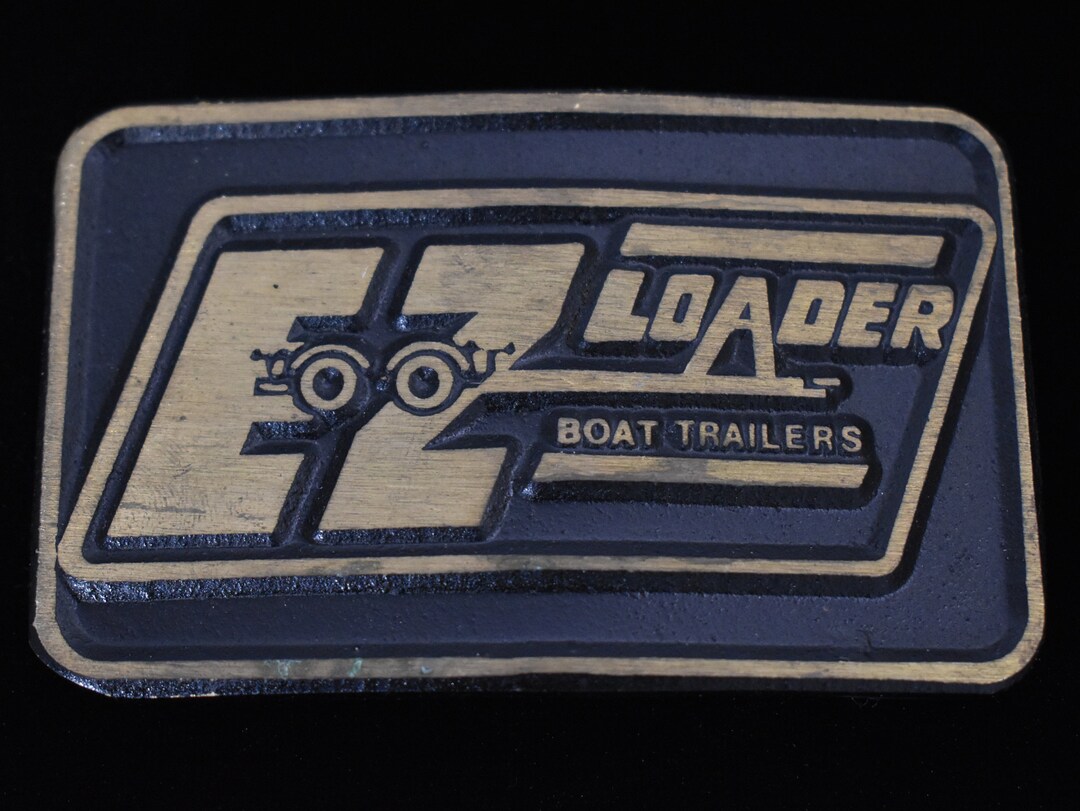 Easy Loader Boat Trailers Solid Brass Vintage Belt Buckle - Dynabuckle ...