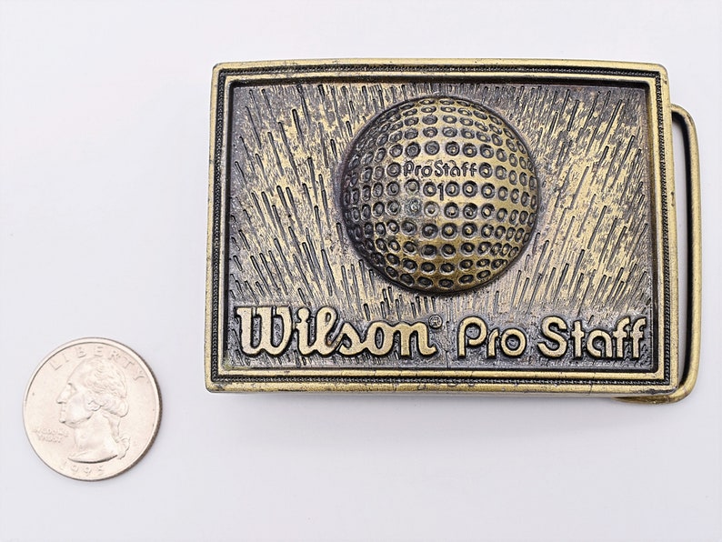 Wilson Pro Staff Golf Ball Vintage Belt Buckle - Etsy