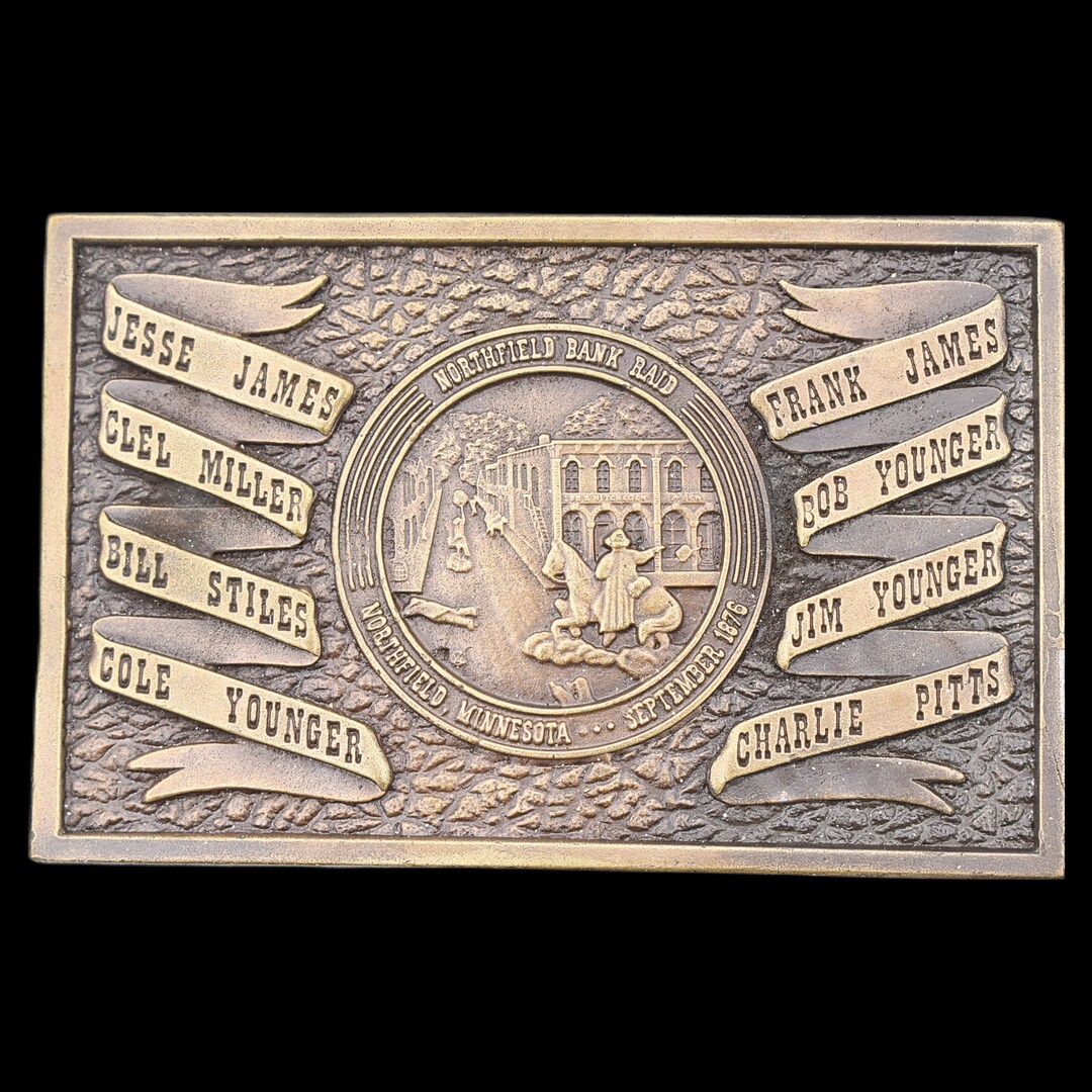 Jesse James Northfield Bank Robbery Raid Heist Vintage Belt - Etsy