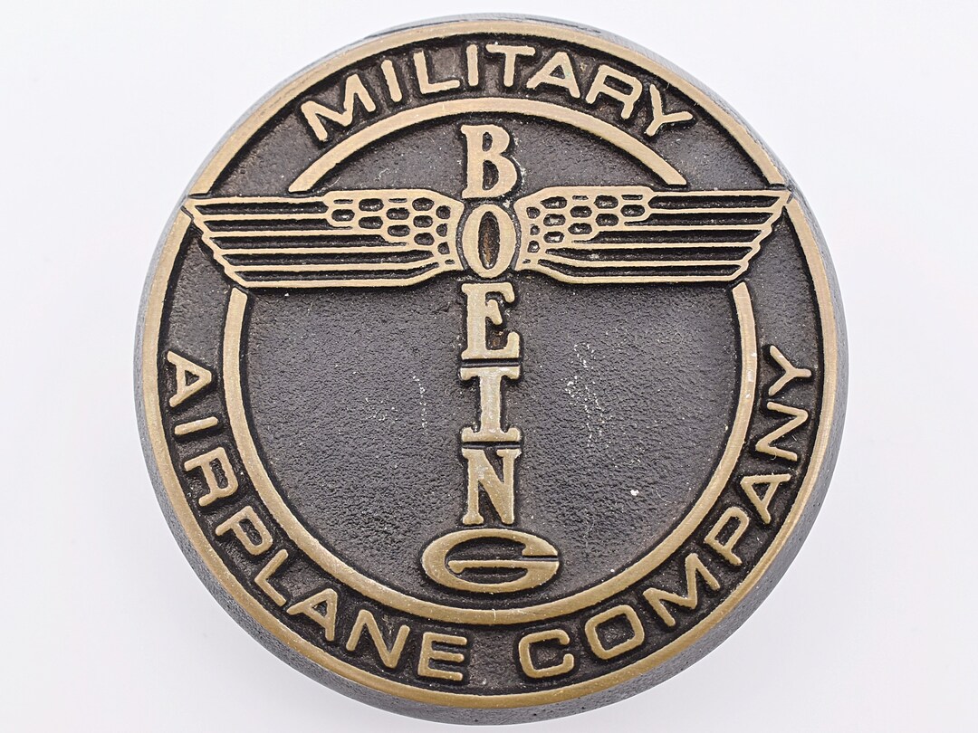 Boeing Military Airplane Company Solid Brass Vintage Belt Buckle - Etsy