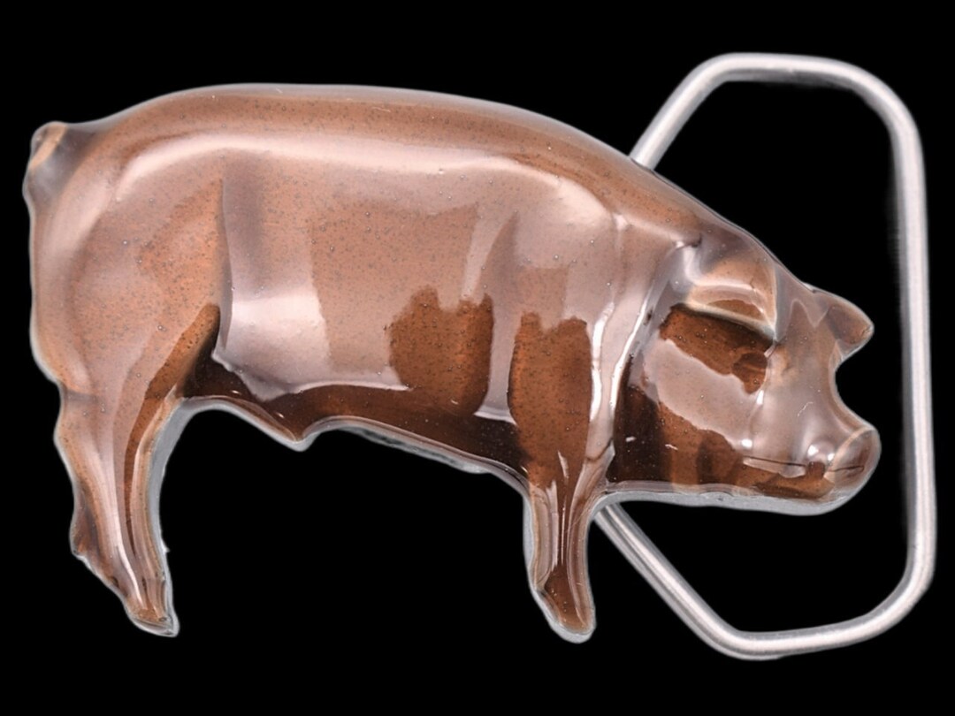 Pig Hog Sow Boar Swine Piggy Belt Buckle - Etsy