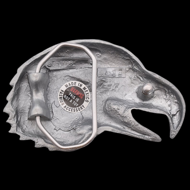 Robotic Eagle Machinery Nuts Bolts Patriotic Biker Punk Metal Belt ...