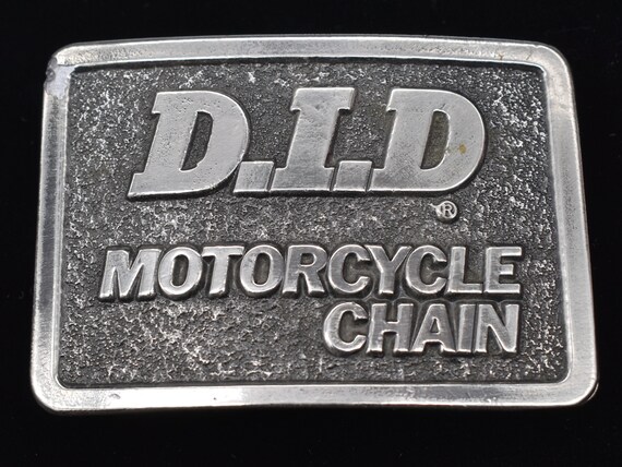 DID Motorcycle Chain 1970s Vintage Belt Buckle - Etsy