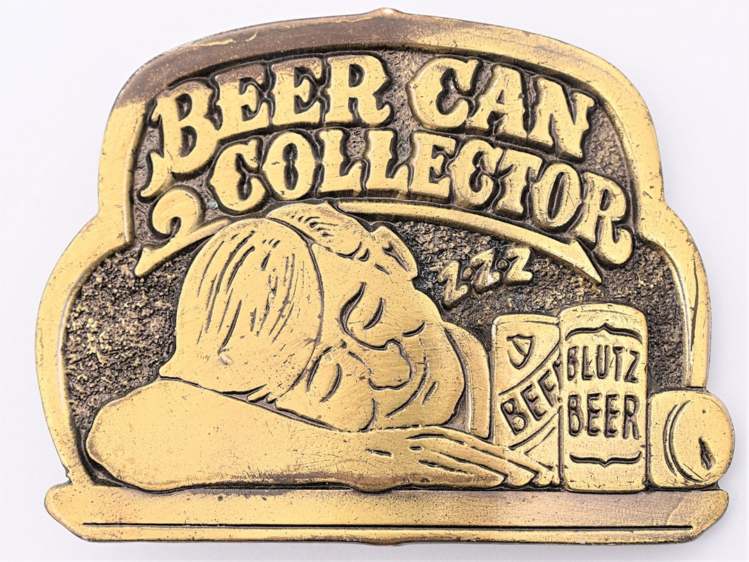 Beer Can Collector Joke Funny Vintage Belt Buckle - Etsy