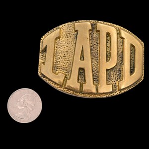 LAPD Los Angeles Police Department CA Vintage Belt Buckle ~ Obsolete - Etsy