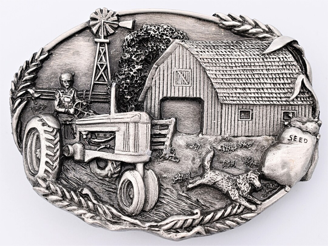 Farm Barn Windmill Vintage Belt Buckle - Etsy