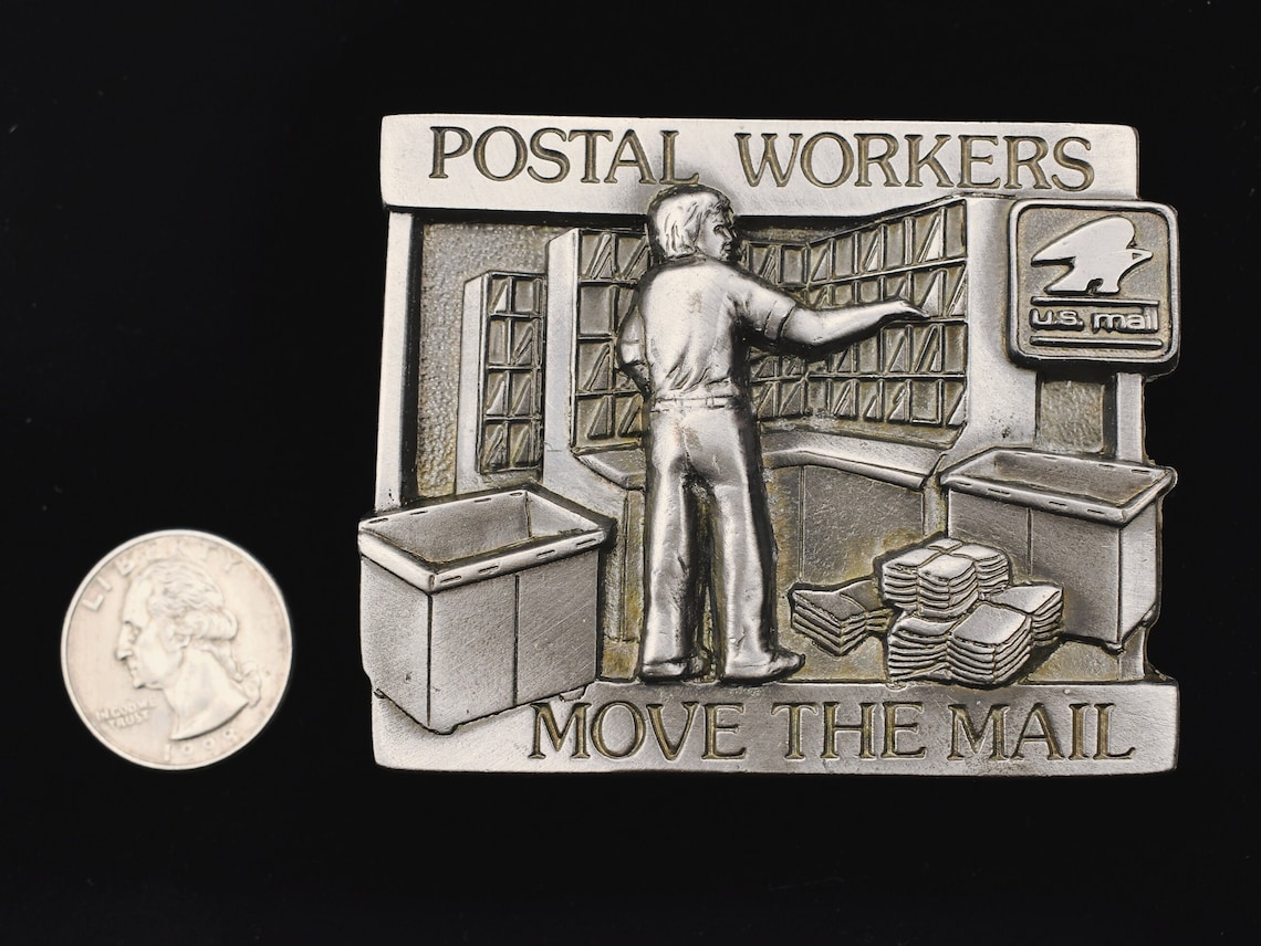 Postal Workers Move the Mail United States Postal Service U.S. - Etsy