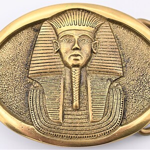 Solid Brass Eqyptian Pharaoh Sphynx King Tut Mummy Tomb 70s - Etsy