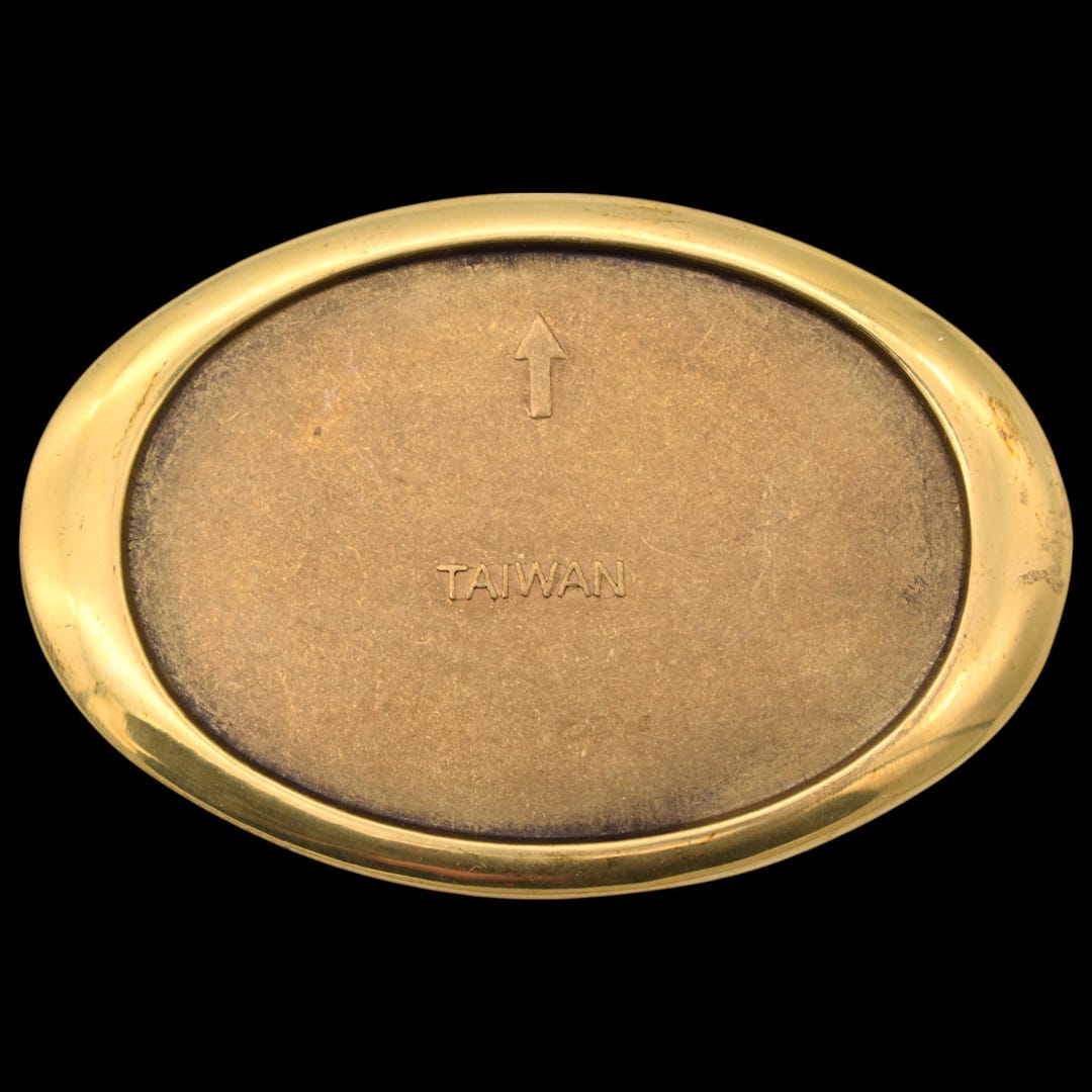 Solid Brass Belt Buckle Blank ~ for 1980s Nap/aminco/heritage Buckle ...