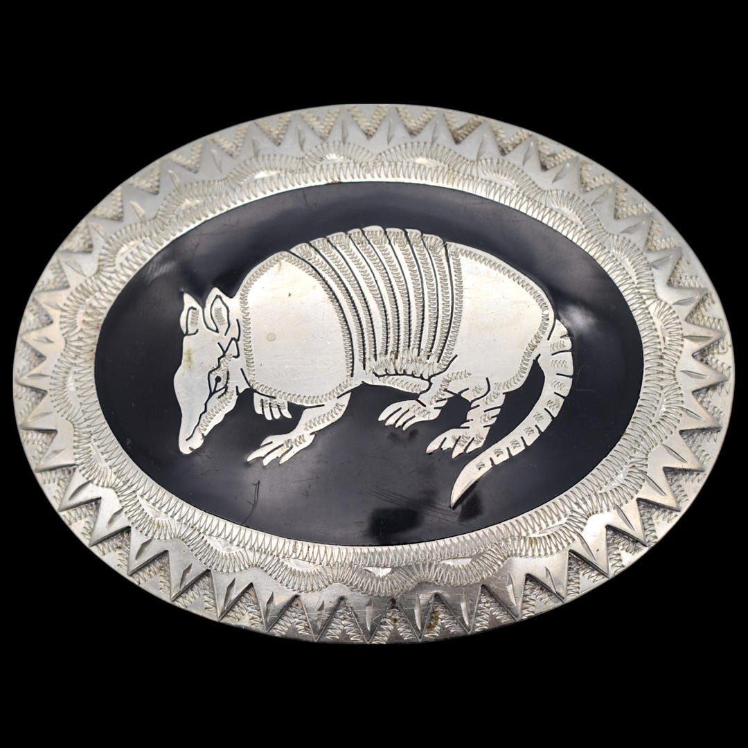 Johnson & Held Armadillo Vintage Belt Buckle - Etsy