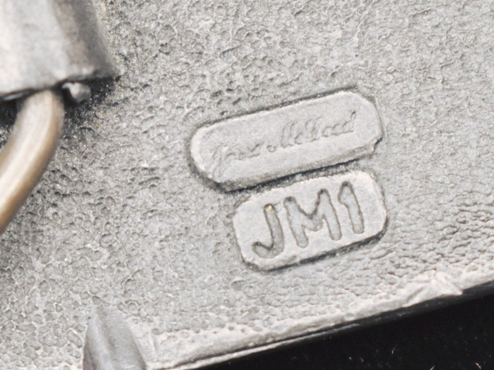 Jesse Mcleod Art Signed Pinwheel Spiral Kaleidoscope Hippie Pewter IMC ...