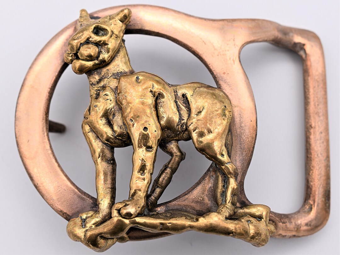 Cheetah Cat Safari Plains Predator 1970s Masterworks Vintage Belt ...