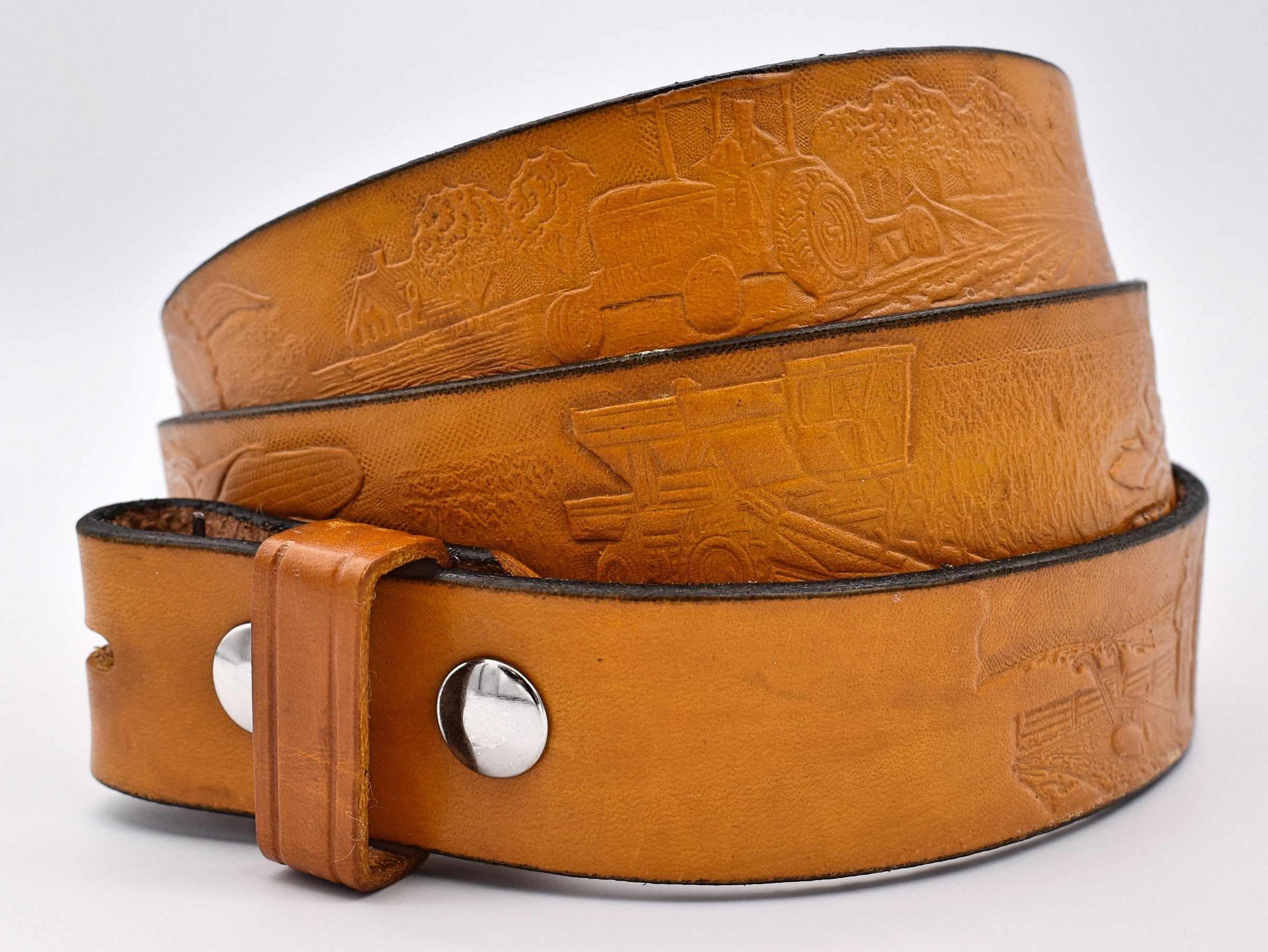 Genuine Leather Handmade Farming Tractor Combine Cornucopia Corn Ear ...