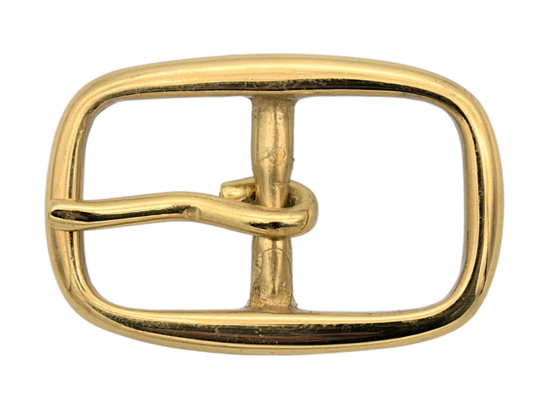 Solid Brass 3/4" SMALL Belt Buckle - Etsy
