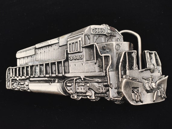 Modern Diesel Engine Train Vintage Belt Buckle | Etsy