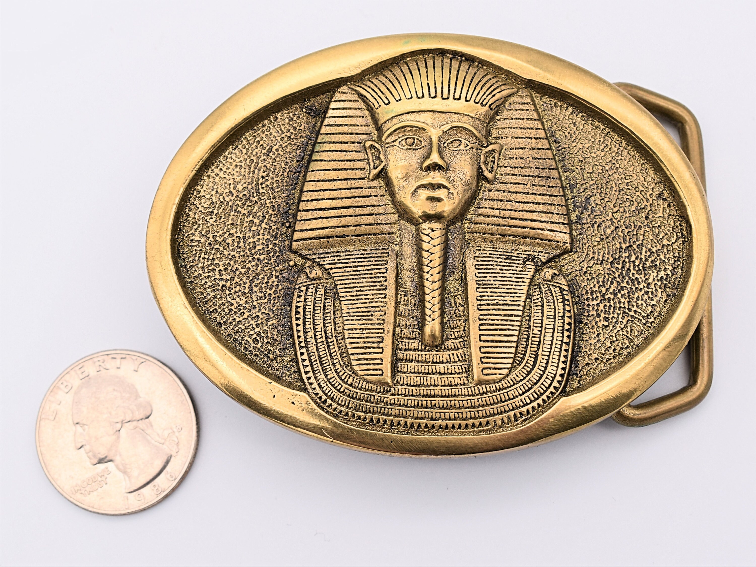 Solid Brass Eqyptian Pharaoh Sphynx King Tut Mummy Tomb 70s - Etsy