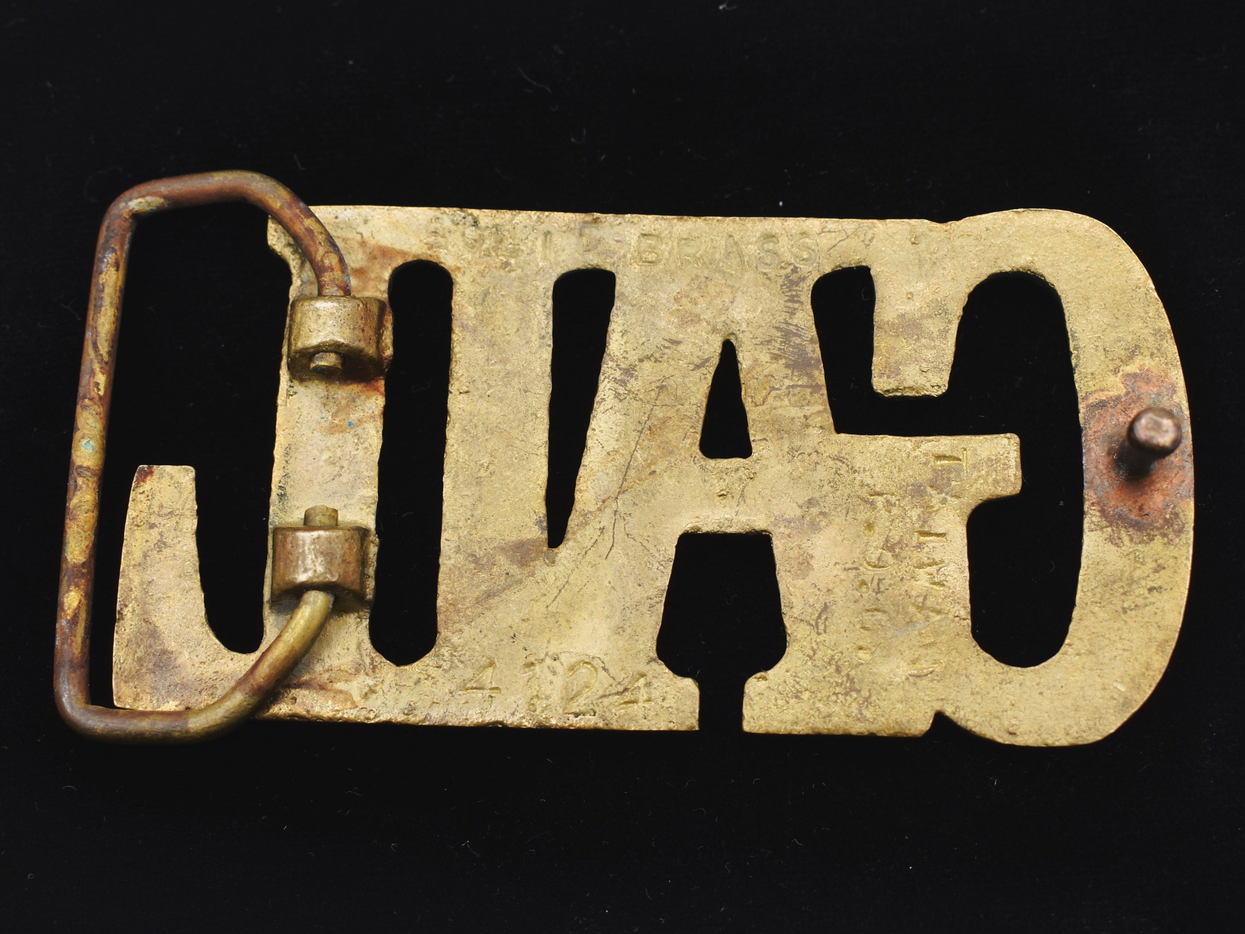 Gail Name Solid Brass Vintage Belt Buckle | Etsy