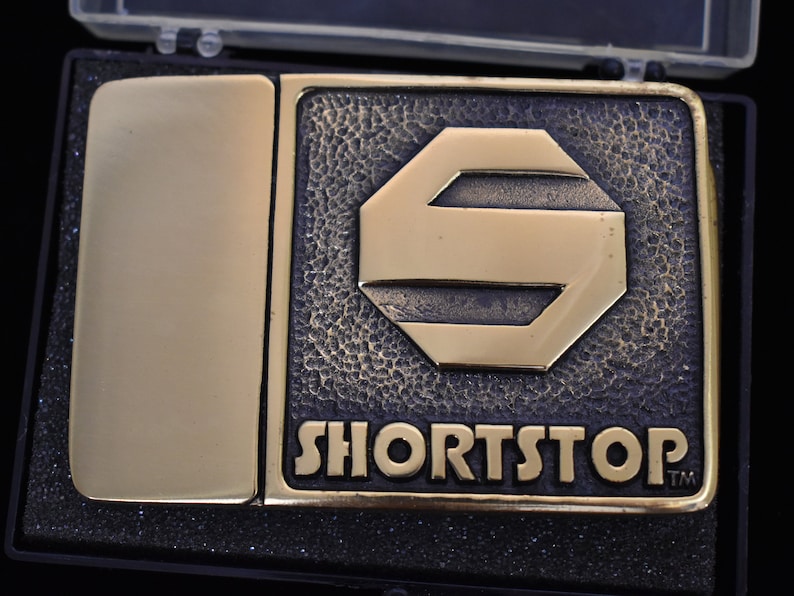 Short Stop Gas Station Food Mark Convenience Store Solid Brass | Etsy