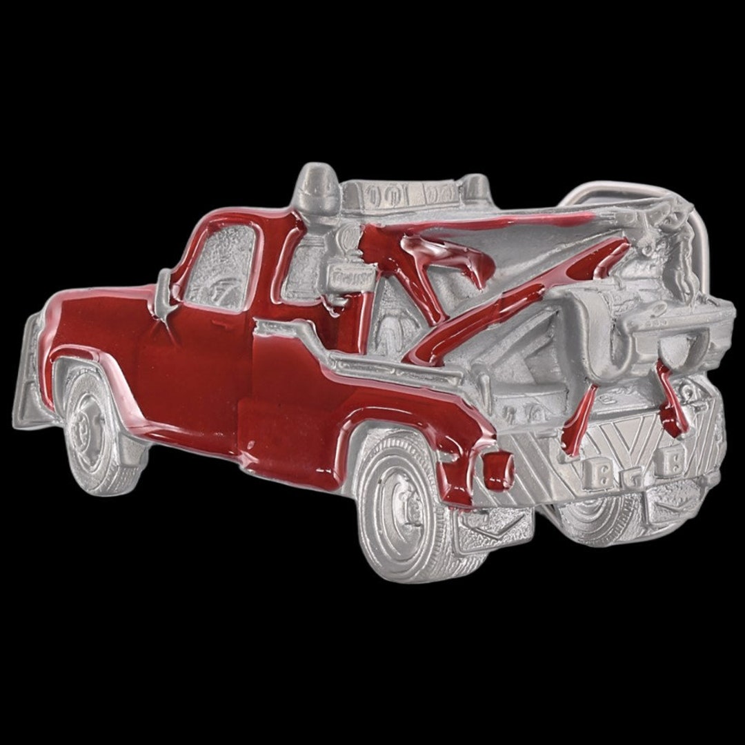 Tow Trucker Wrecker Belt Buckle - Etsy