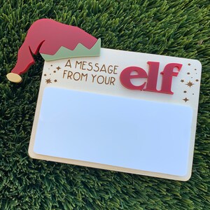 Elf Message Board | Elf Decor | Reusable Elf Prop | Elf Surveillance ...