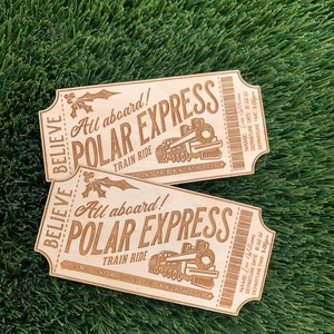 Polar Express Ticket the Polar Express Train Tickets Perfect for ...