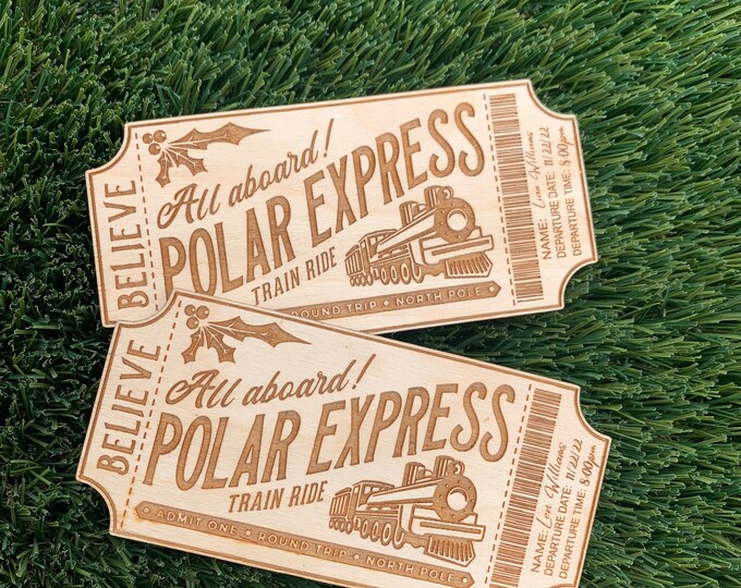 Polar Express Ticket the Polar Express Train Tickets Perfect for ...
