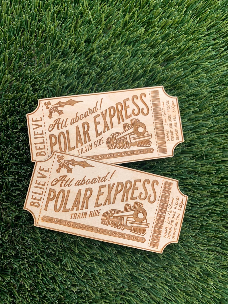 Polar Express Ticket the Polar Express Train Tickets Perfect for ...