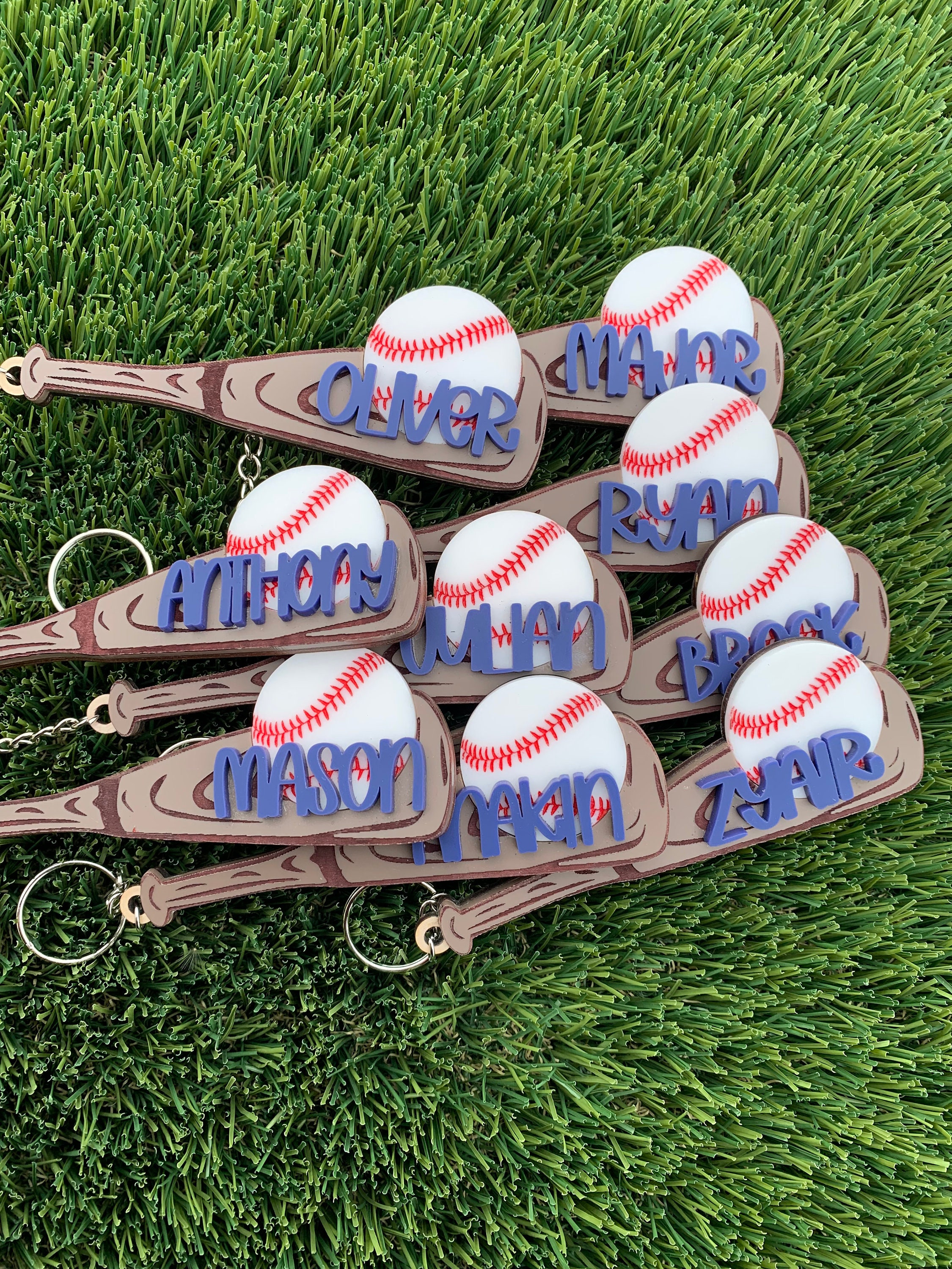 Baseball Bag Tag | Personalized Bag Tag | Baseball Keychain | Coach’s ...