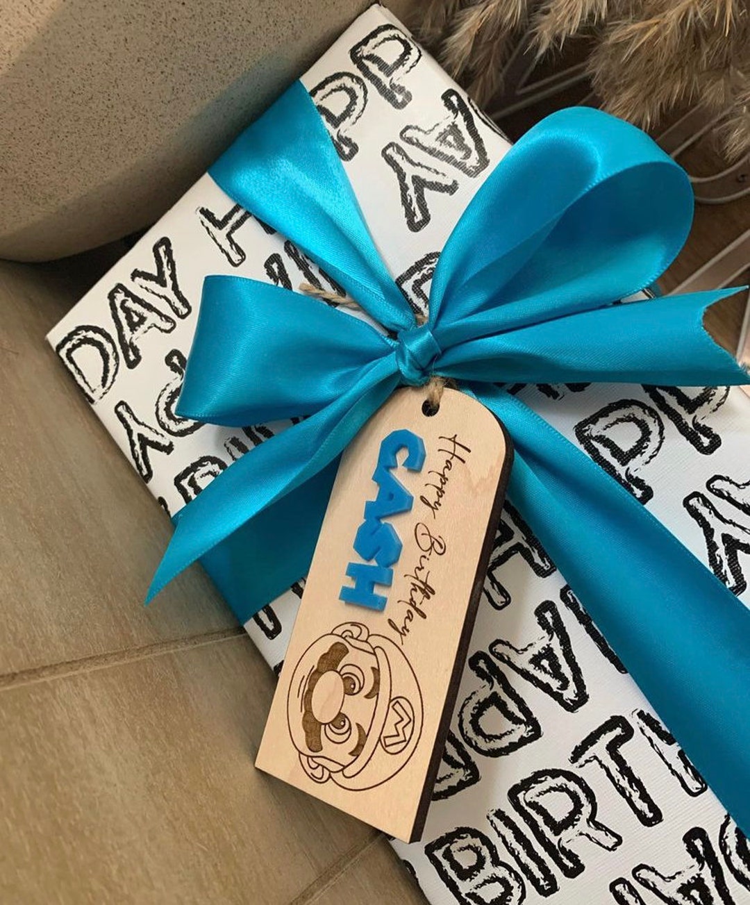 Super Mario | Bowser Gift Tag | Birthday Tag | Personalized | Princess ...