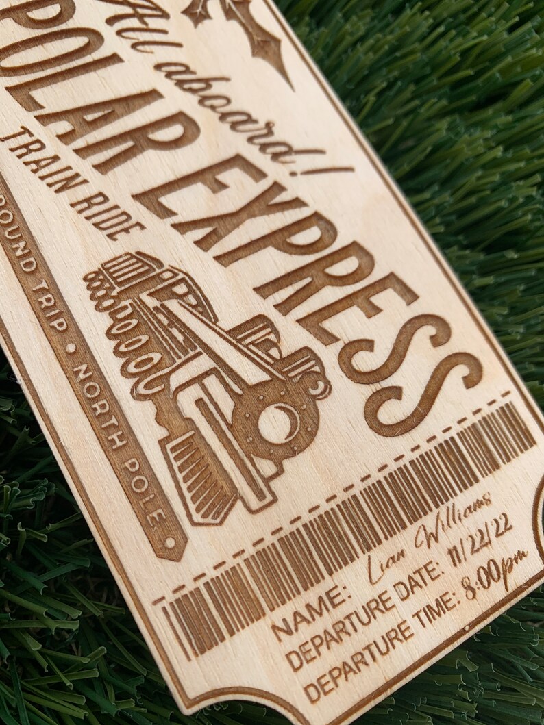 Polar Express Ticket the Polar Express Train Tickets Perfect for ...