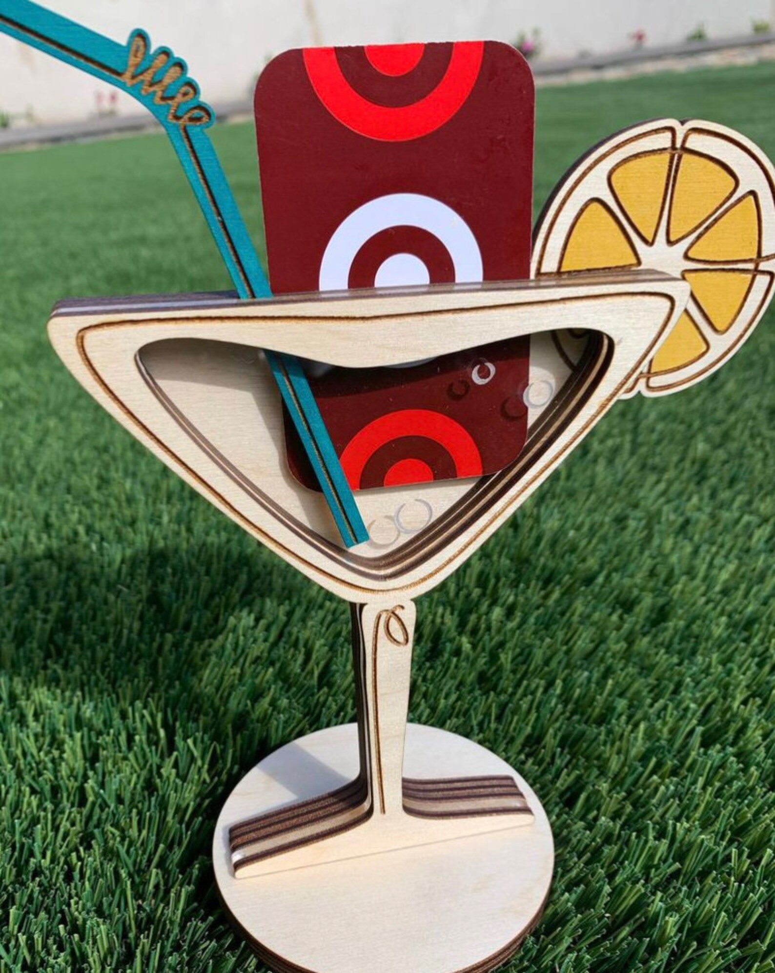 Cocktail Glass Gift Card Holder Money Holder Gift - Etsy